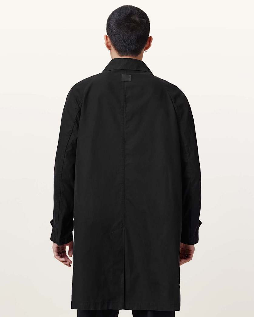 Tillman Mac Overcoat Black | ALLSAINTS